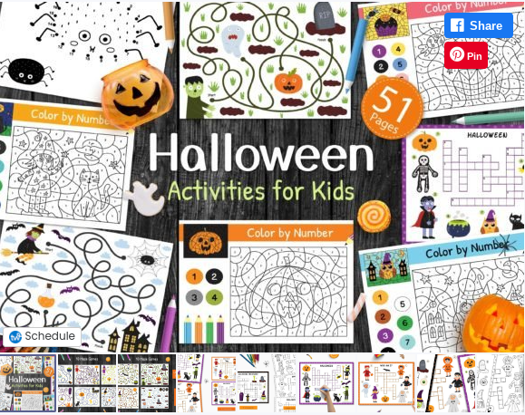 The Spooktacular Halloween Activity Collection! [INSTANT PRINTABLE DOW ...