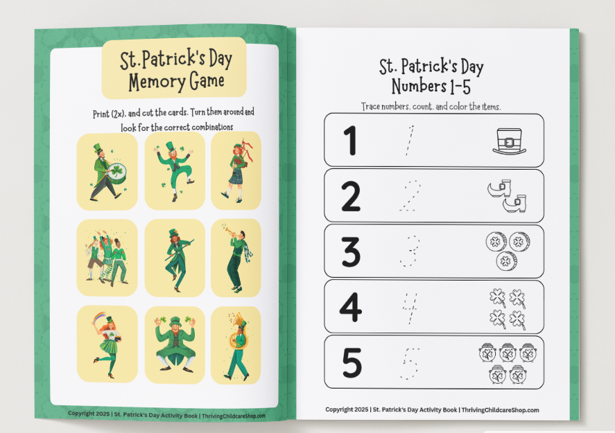 St. Patrick's Day Activity Book [INSTANT PRINTABLE/DOWNLOAD ...
