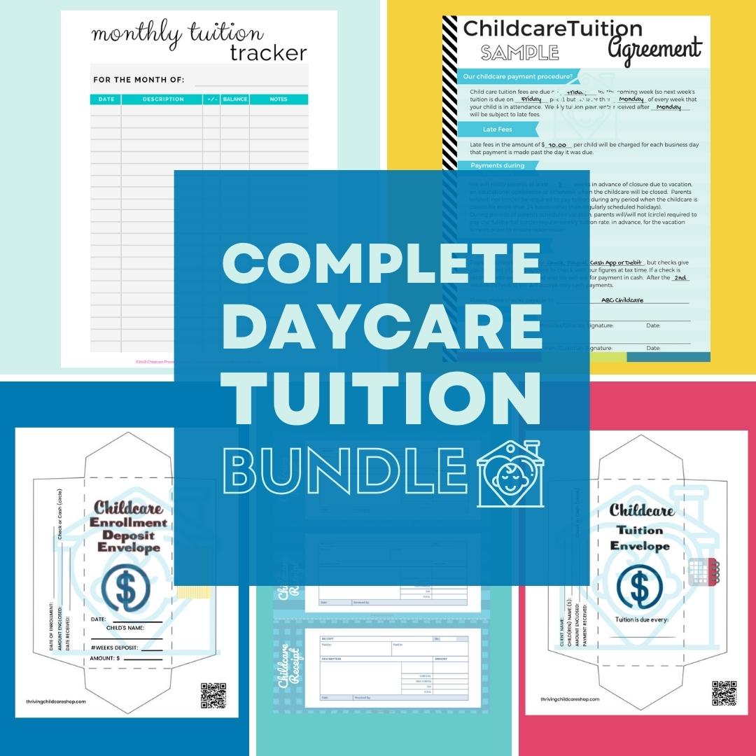 Complete Daycare Tuition Bundle [INSTANT PRINTABLE/DOWNLOAD ...