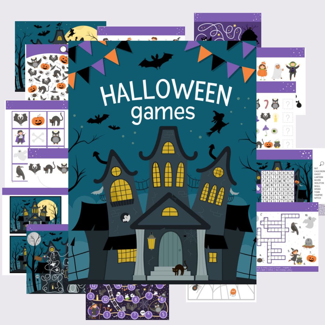 Halloween Games & Activity Pack [INSTANT PRINTABLE DOWNLOAD ...