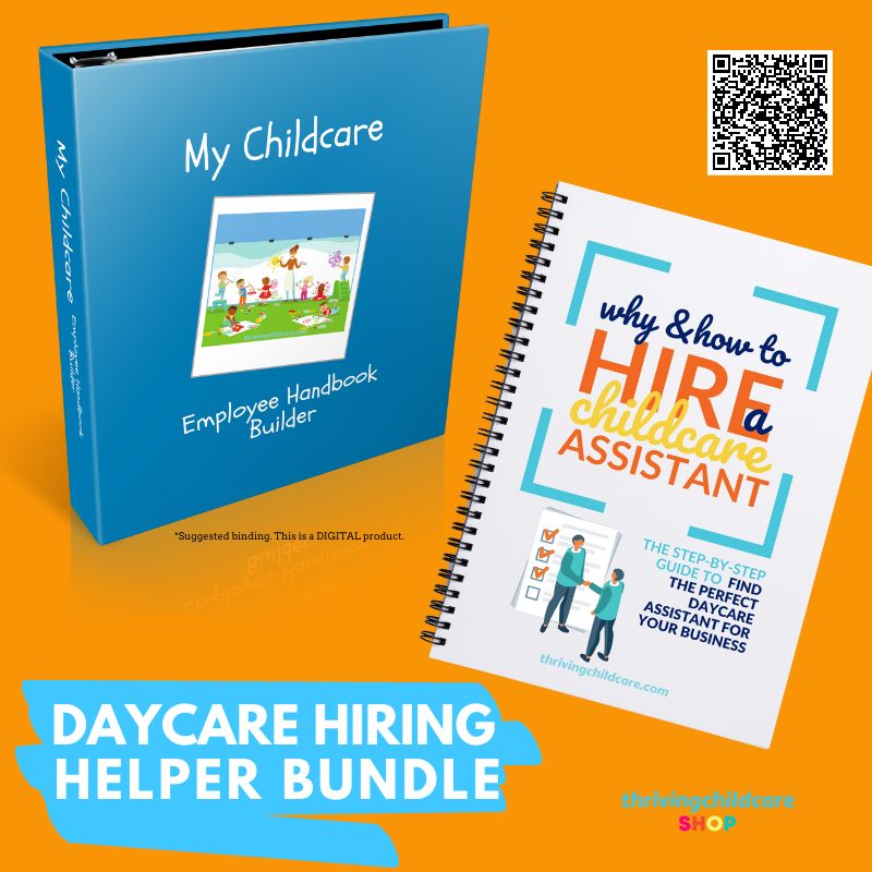 Daycare Hiring Helper Bundle - Binder Kit & Handbook [INSTANT PRINTABL ...