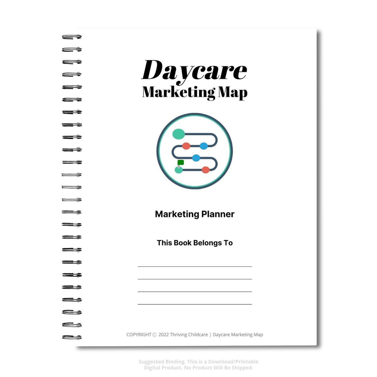 Daycare Marketing Map Planner [INSTANT PRINTABLE/DOWNLOAD ...