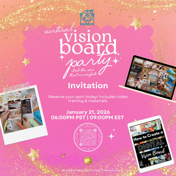 WORKSHOP: LIVE Digital Vision Board Party – ThrivingchildcareShop.com