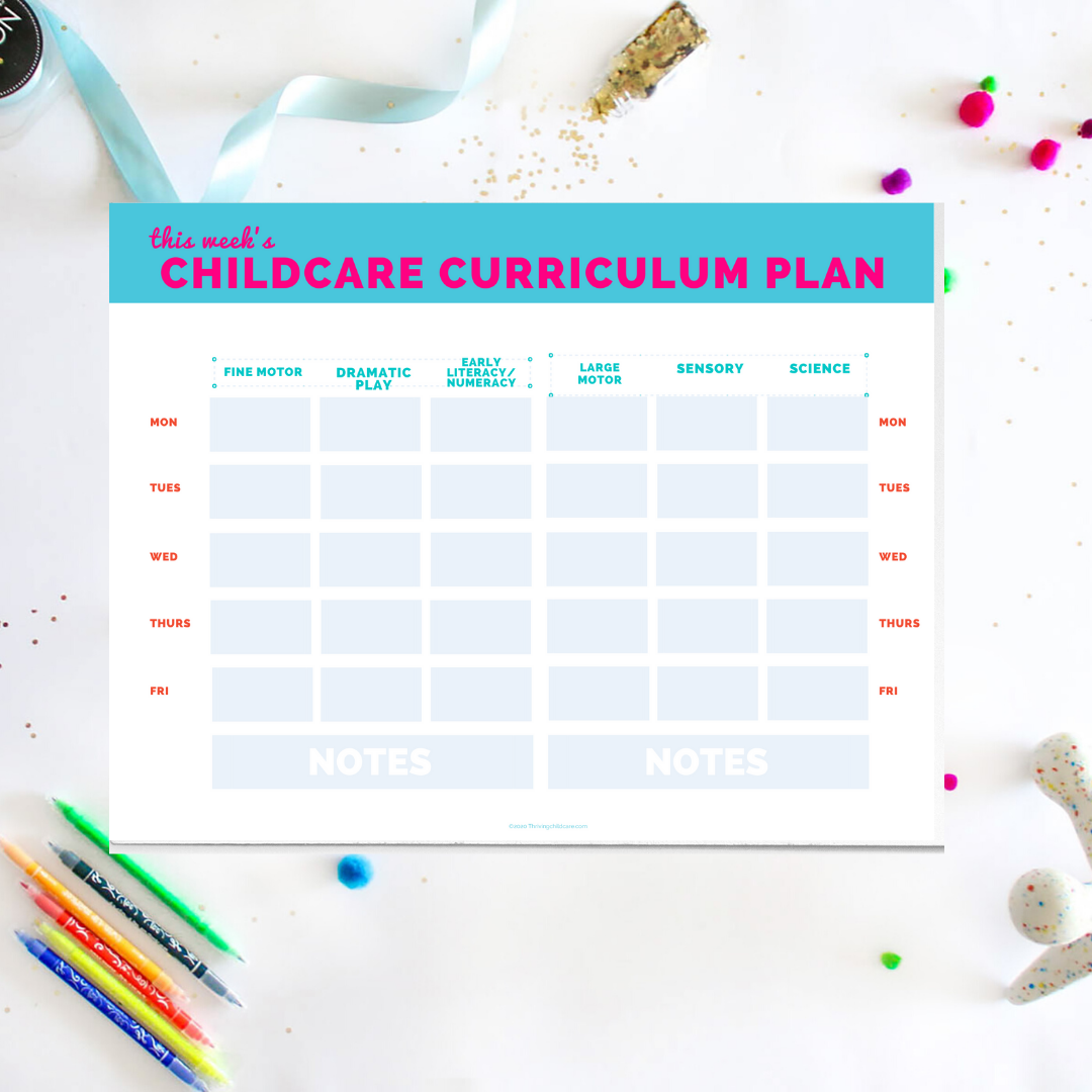 Childcare Curriculum Worksheet Pack [INSTANT PRINTABLE DOWNLOAD ...