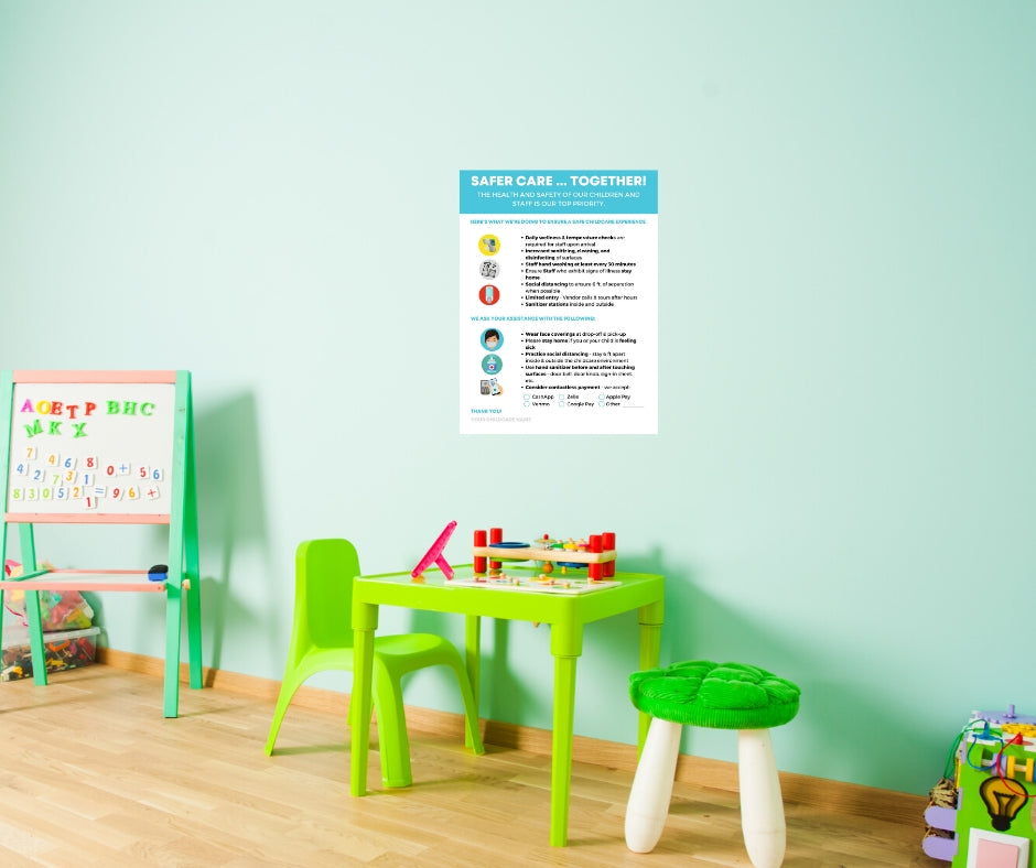 Safer Care Together - COVID-19 Poster - For Childcare Providers {INSTA ...