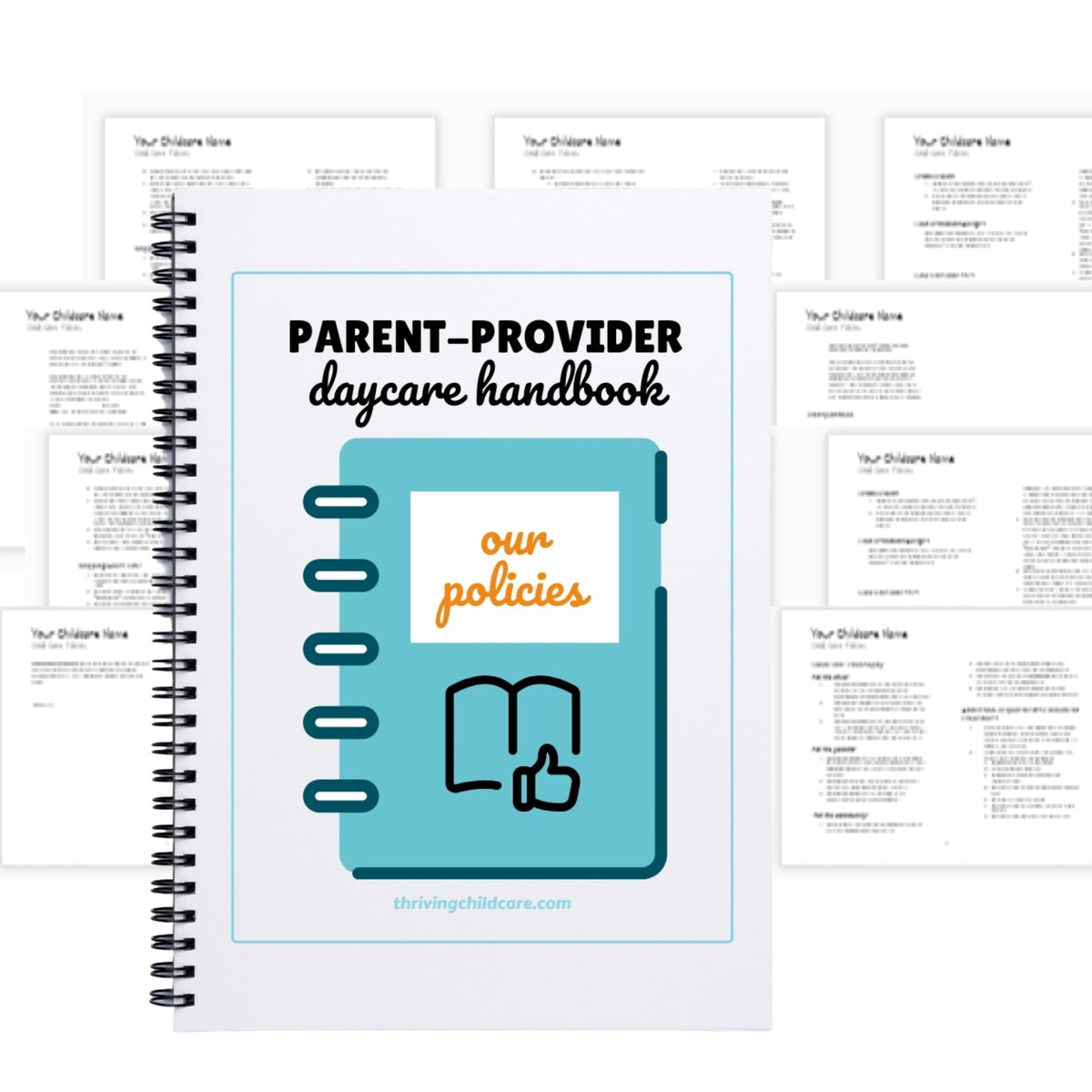 Customizable Provider/Parent Handbook Template for Daycare Owners [INS ...