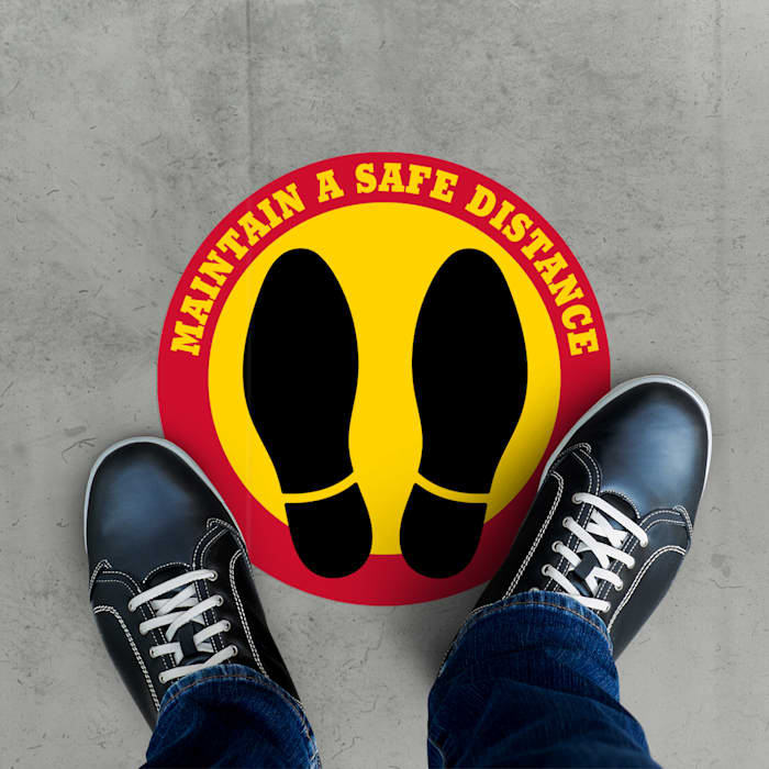 Social Distancing Floor Decals For Daycare – ThrivingchildcareShop.com